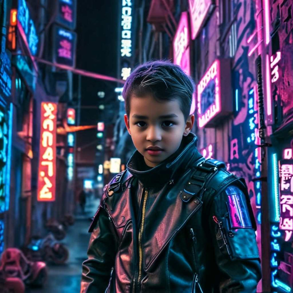 Cyberpunk Hero - Personalized Canvas Portraits for Kids – My Magical ...
