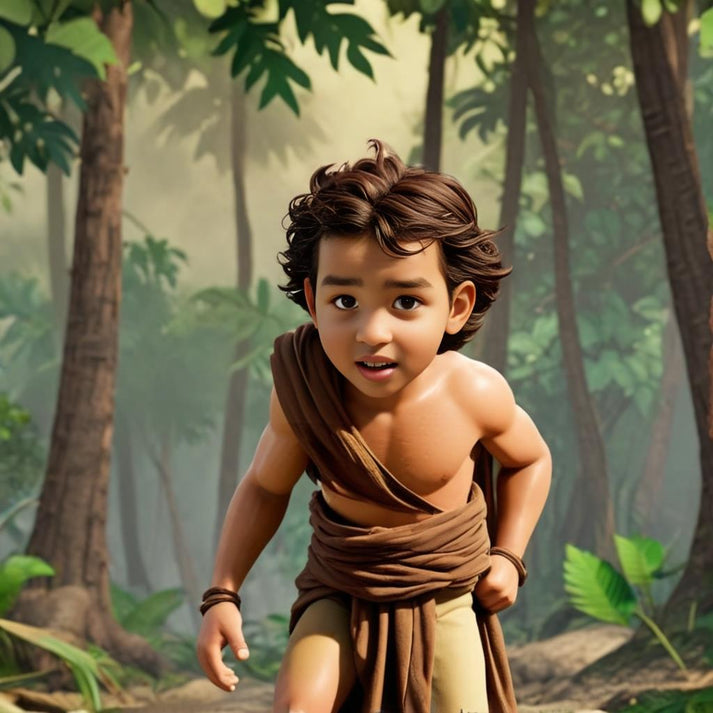 Tarzan Cartoon - Personalized Canvas Portraits for Kids – My Magical ...